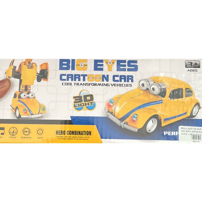 Minion Car Box Transforming robot Bee | Shopee Philippines