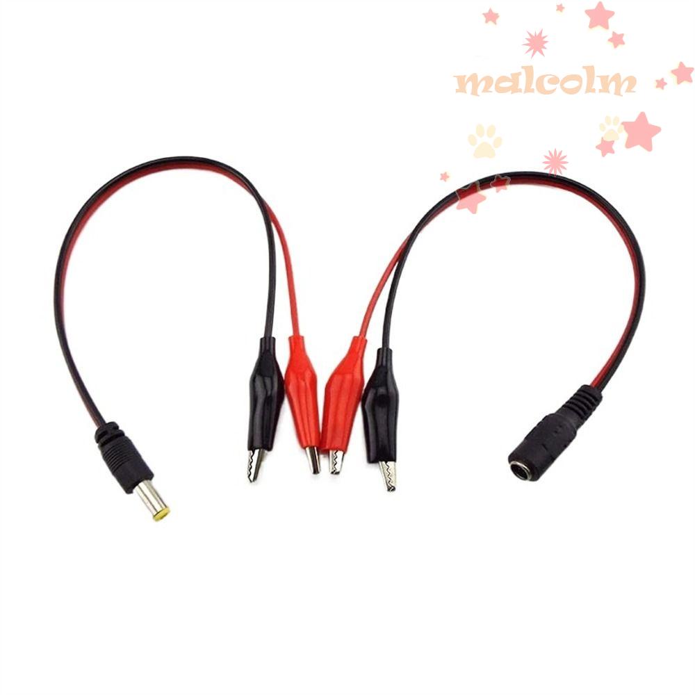 MALCOLM Alligator Test Clips Testing Probe Meter Red and Black with 2 ...