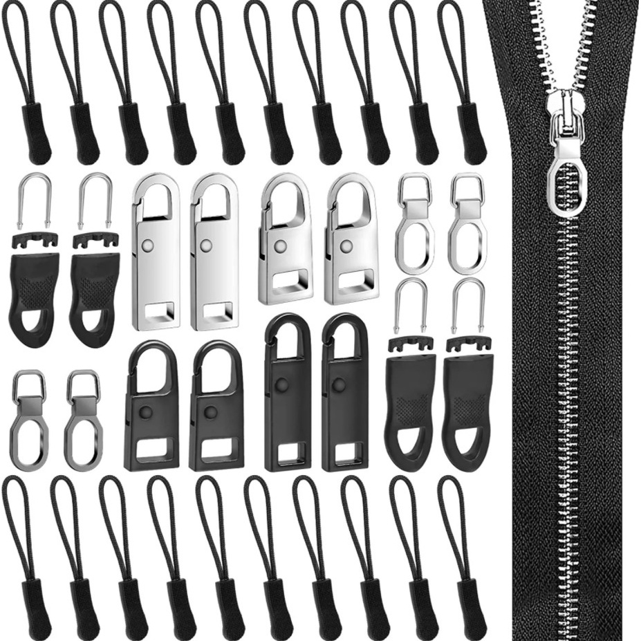 [Hot] Replaceable Removable Zipper Slider Detachable Clothing Zipper ...