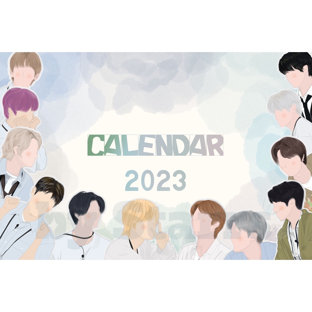 Nct Fall Retreat 2023 Calendar Illustration | Shopee Philippines