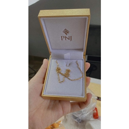 Pass The PNJ Chain As Shown In The Picture With The Box | Shopee ...