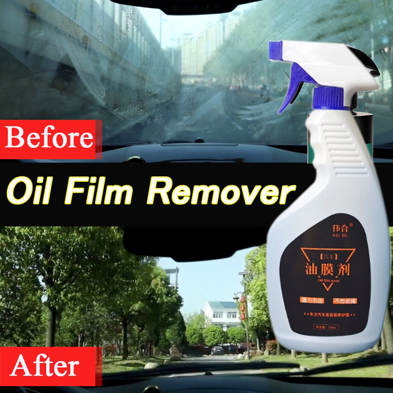 500ml Car glass oil film remover Car glass cleaner Acid rain remover ...
