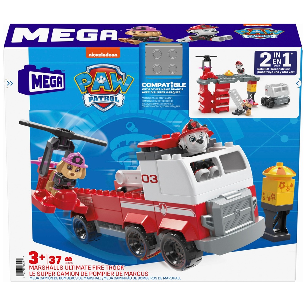 Mega blocks paw patrol the movie marshall's ultimate fire truck ...