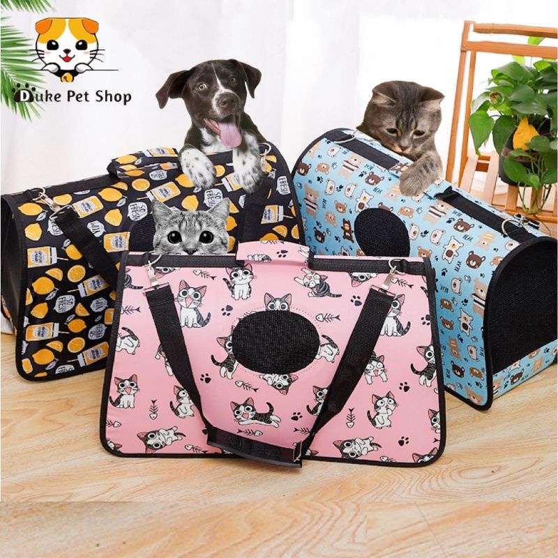 Pet Carrier travel cage Dog Carrier cage Cat Puppy Folding Travel Carry ...