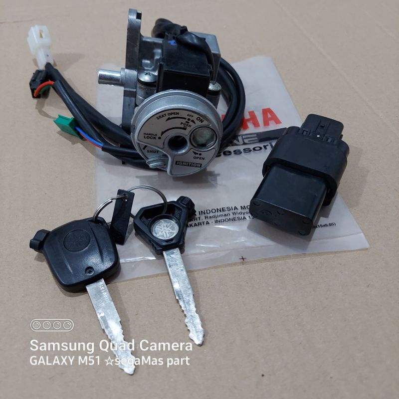 Keyset Fino Fi 125 Mio S 125 Fi ignition key set Original remote module ...