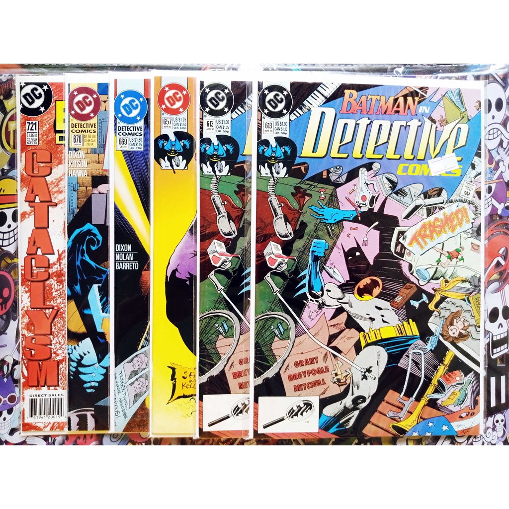Detective Comics 613, 657, 669, 670, 721 DC Comic Book VF 1990-1998 ...