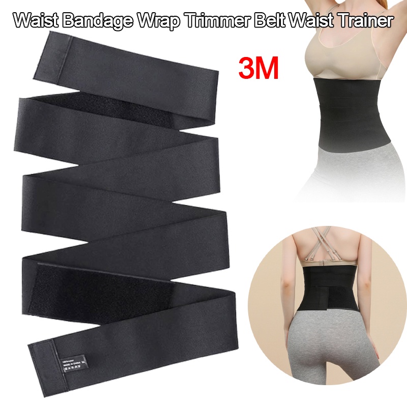 3m eters Invisible Tummy Wrap Body Shaper Abdomen Waist Trainer Tape ...