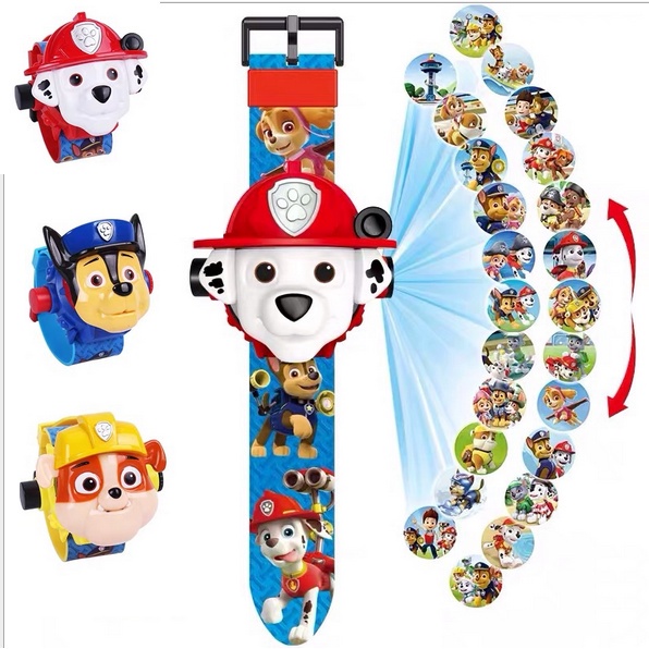 Paw Patrol Digital Children Flippable Projection Watch Kids Sports ...
