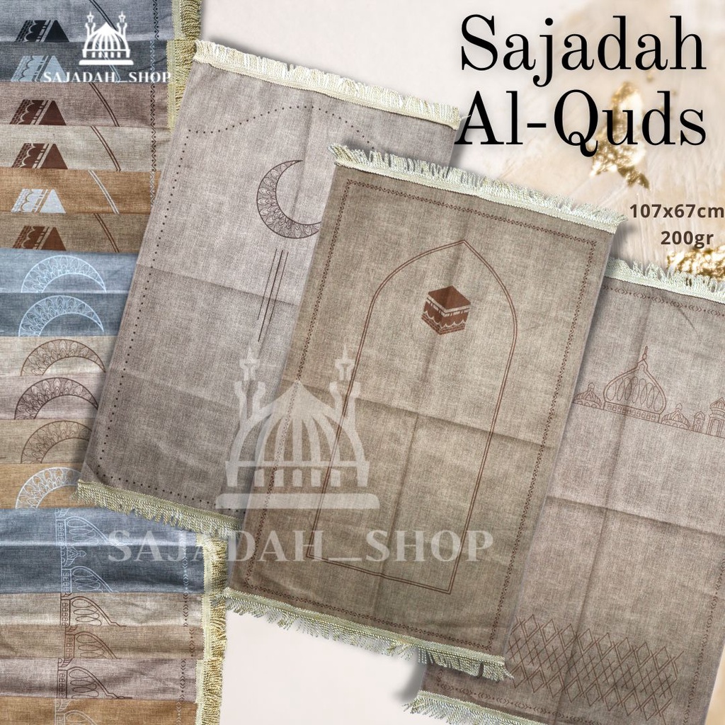 Turkey AL Quds Adult Prayer Mat By Umrah And Hajj | Shopee Philippines