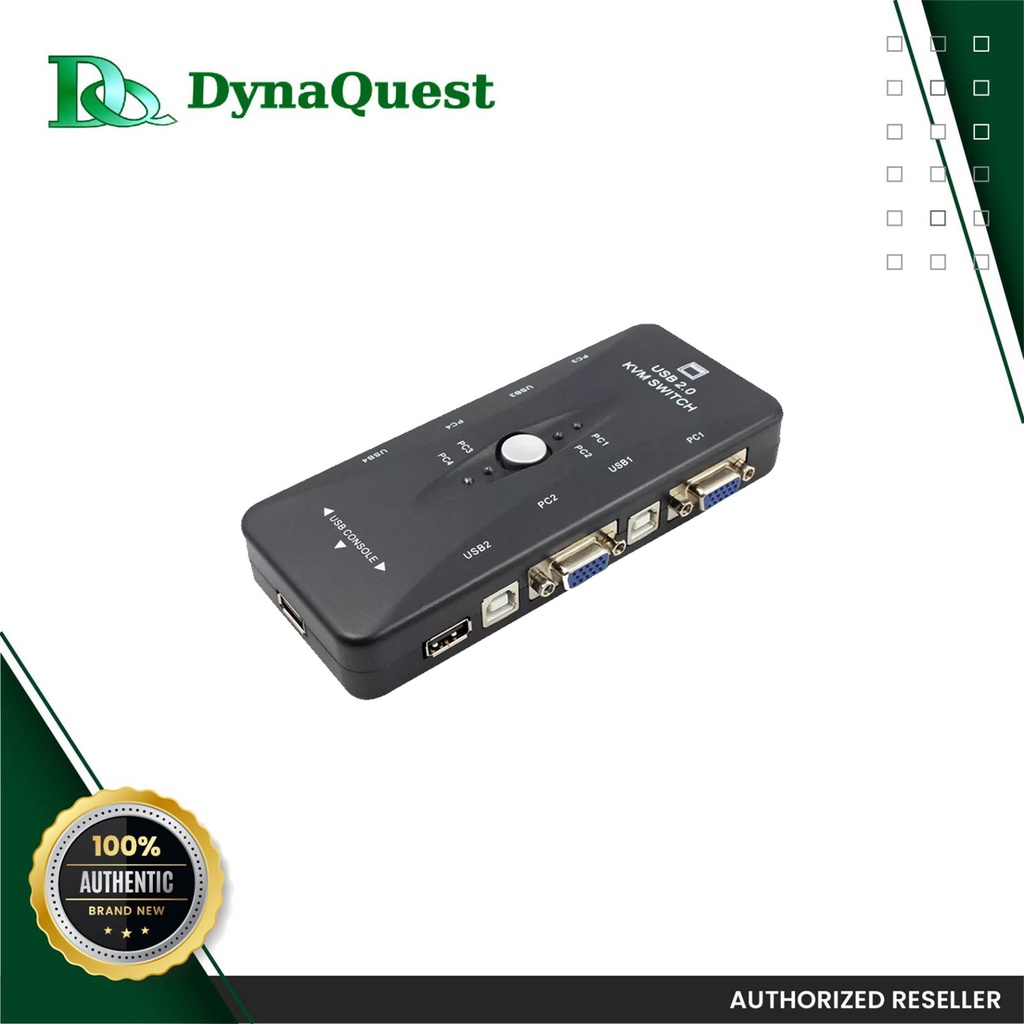 Kvm-41ua 4 Port Usb 2.0 Kvm | Shopee Philippines