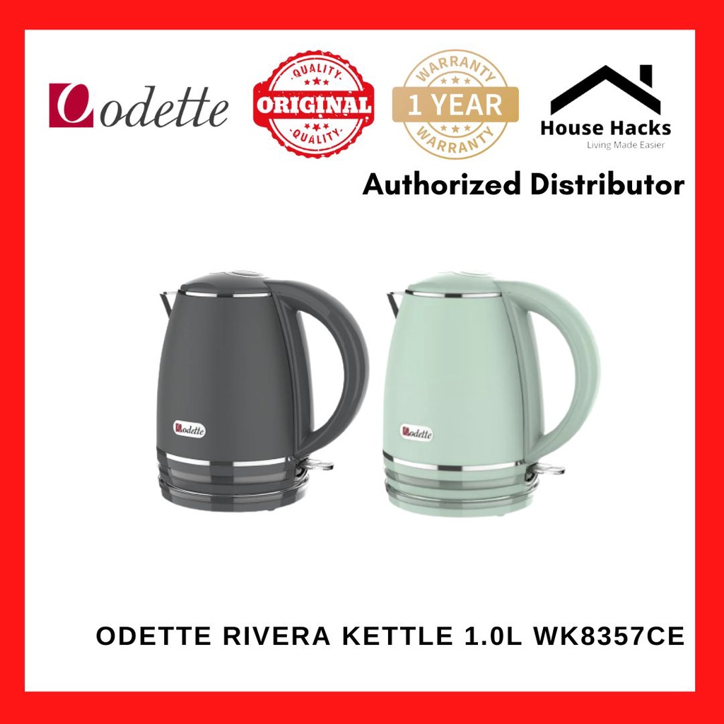 Odette Rivera Kettle 1.0L WK8357CE (House Hacks) | Shopee Philippines
