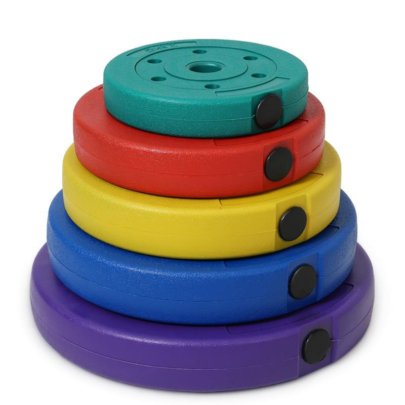Small Hole Barbell Disk Plastic Coated Environmental Protection ...