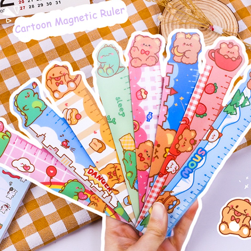 15cm Cartoon Soft Ruler Student Cute Ruler School Office Supplies ...