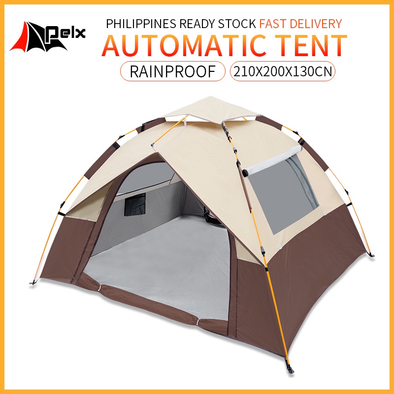 Automatic tent outdoor camping tent waterproof 3-4 people tent large ...