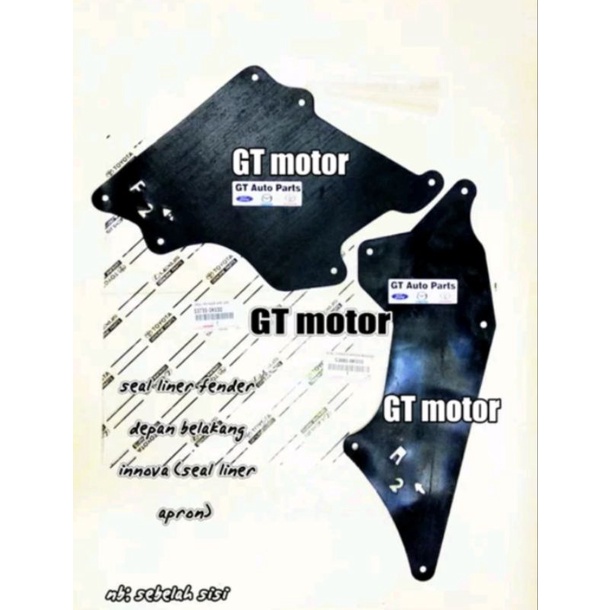 Seal Inner Fender Apron Front Rear Innova 2005-2015 | Shopee Philippines