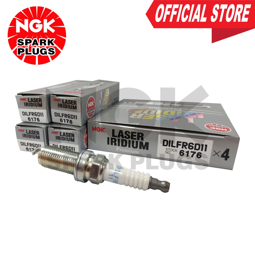 NGK DILFR6D-11 Laser Iridium Spark Plug for Toyota INNOVA, HI-LUX ...