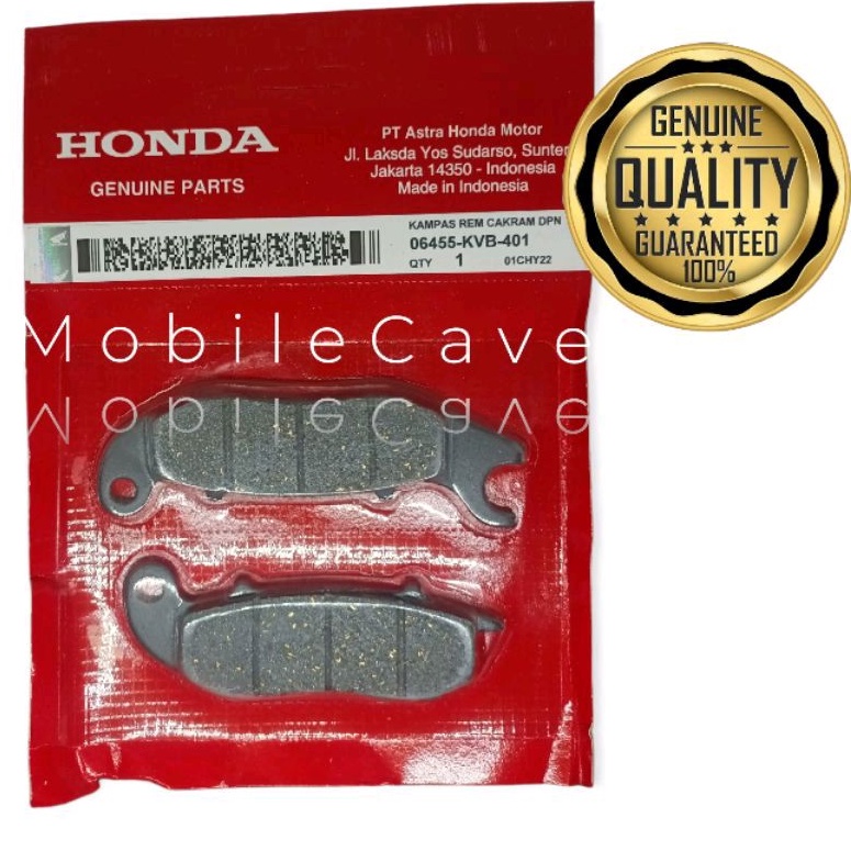 HONDA PCX Front Brake Pads Kit Motorcycle Genuine Brake Pad (1 Pair ...