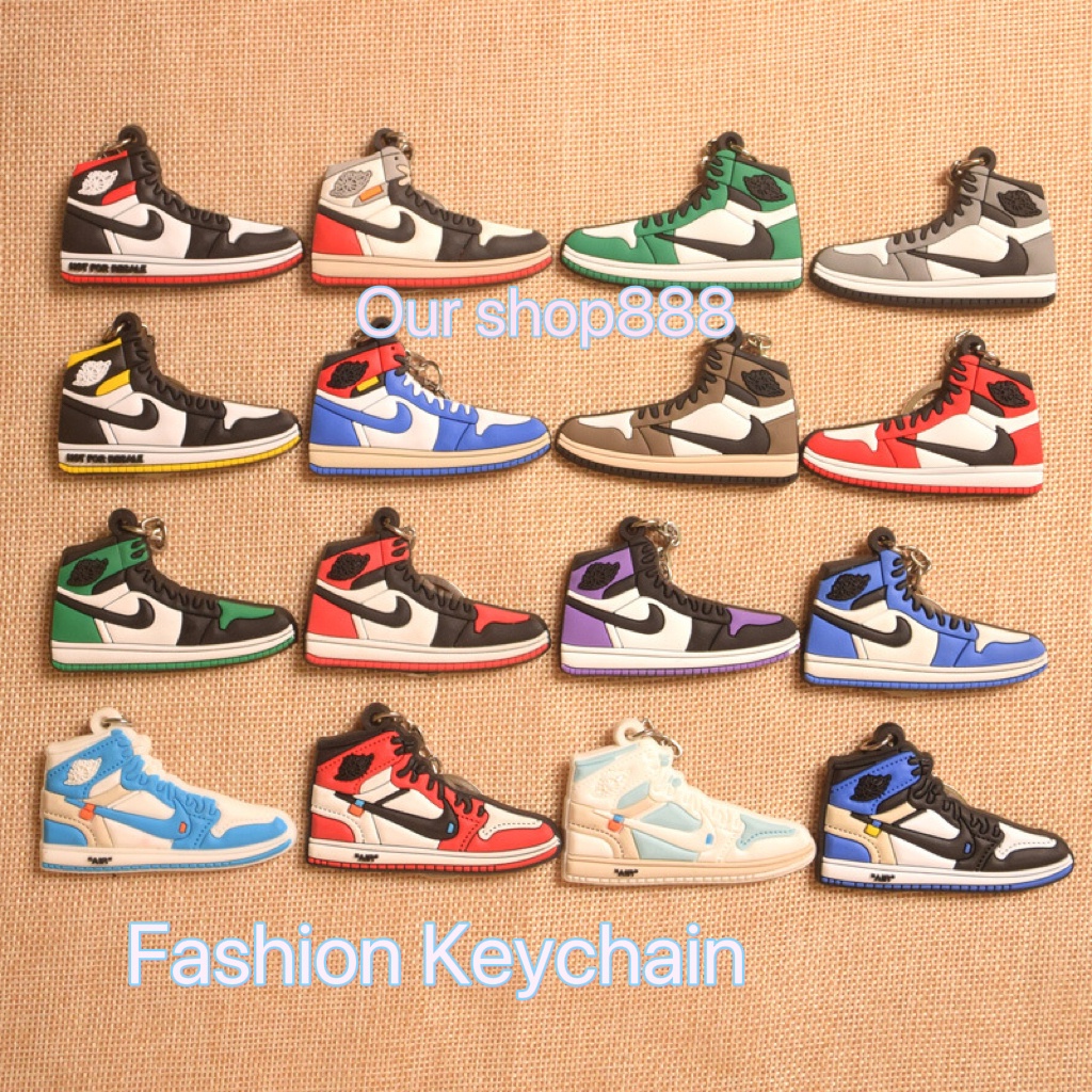 New Sports Shoes Keychain Basketball Shoes Key Chain Kids Gift Key Ring ...
