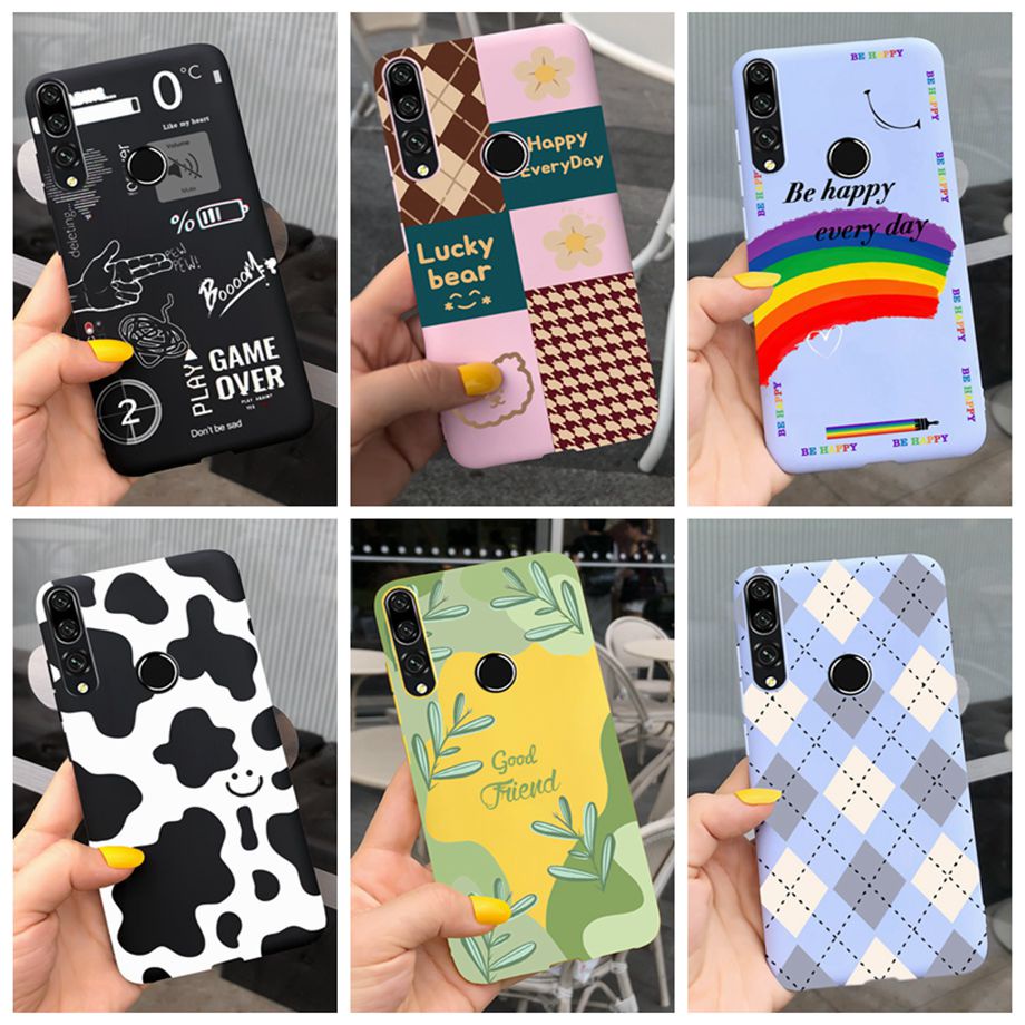 Huawei Y9 Prime 2019 Case Soft Silicone New Design Printed Back Cover ...