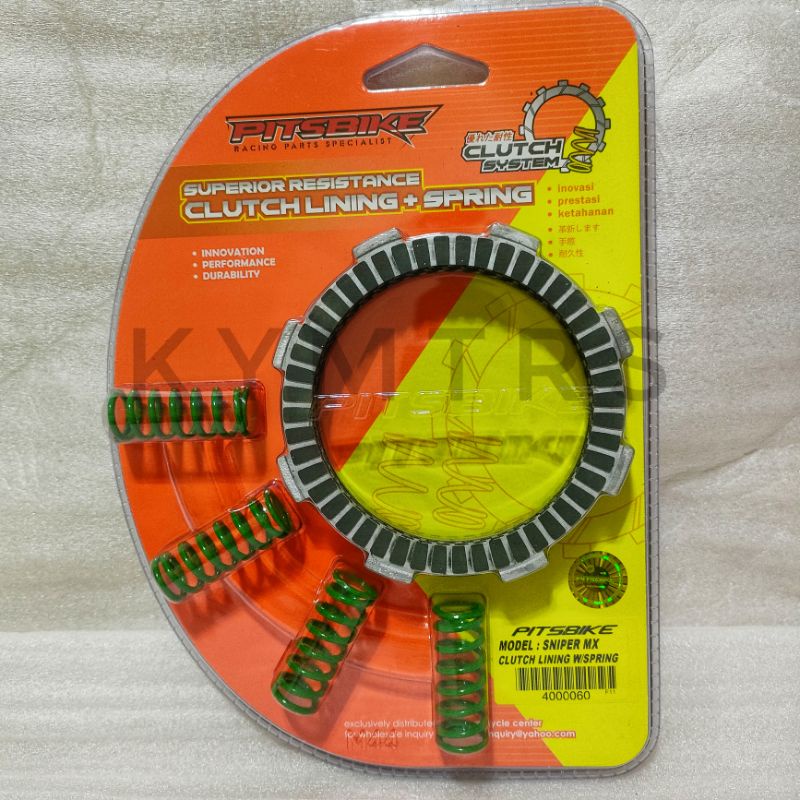 Pitsbike Sniper 135 mx clutch lining with spring | Shopee Philippines