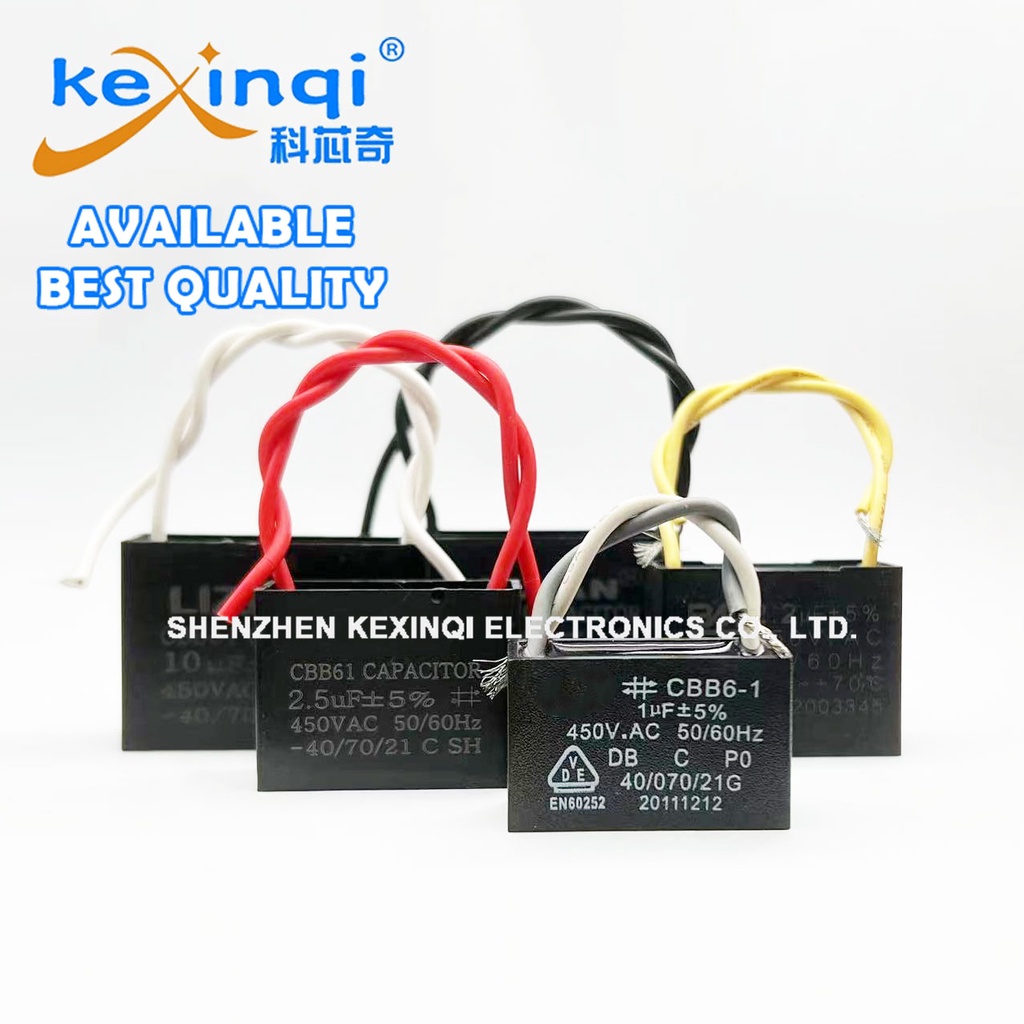 CBB61 Fan Start Capacitor 1uf 1.2uf 1.5uf 1.8UF 2uf 2.5uf 3uf 3.5uf 4uf ...