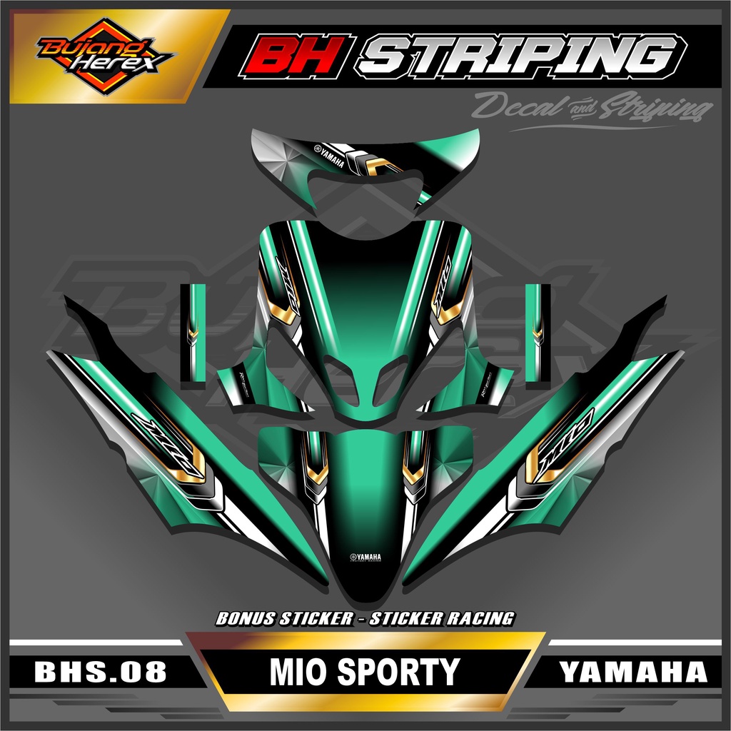 Striping Decal Yamaha Mio Sporty.Mio Sporty Full Body DESIGN Trim ...