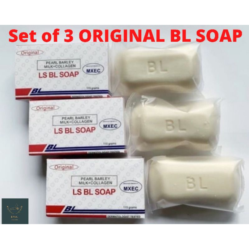 LS BL SOAP Pearl Barley milk+Collagen set of 3 | Shopee Philippines