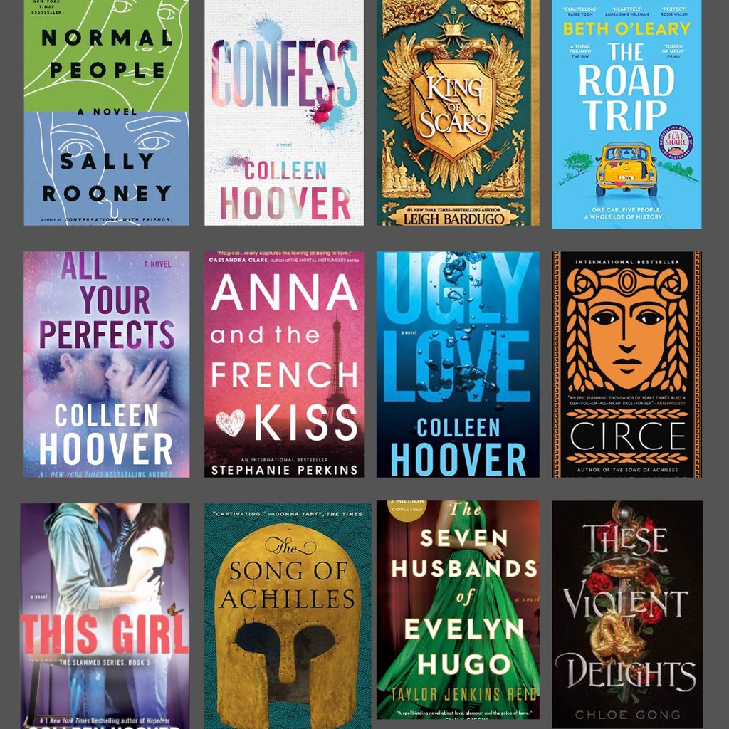 Booktok - Colleen Hoover, Lucy Score, Haruki Murakami, Emily Henry ...