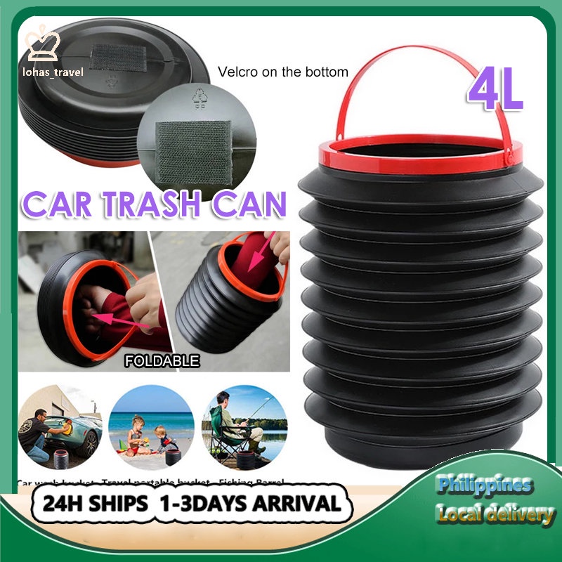 Foldable Hand Carry Car or Office Trash Can - Portable Multifunctional ...