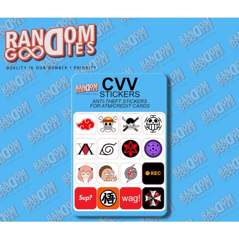 CVV Cover for ATM/CREDIT CARDS | Shopee Philippines