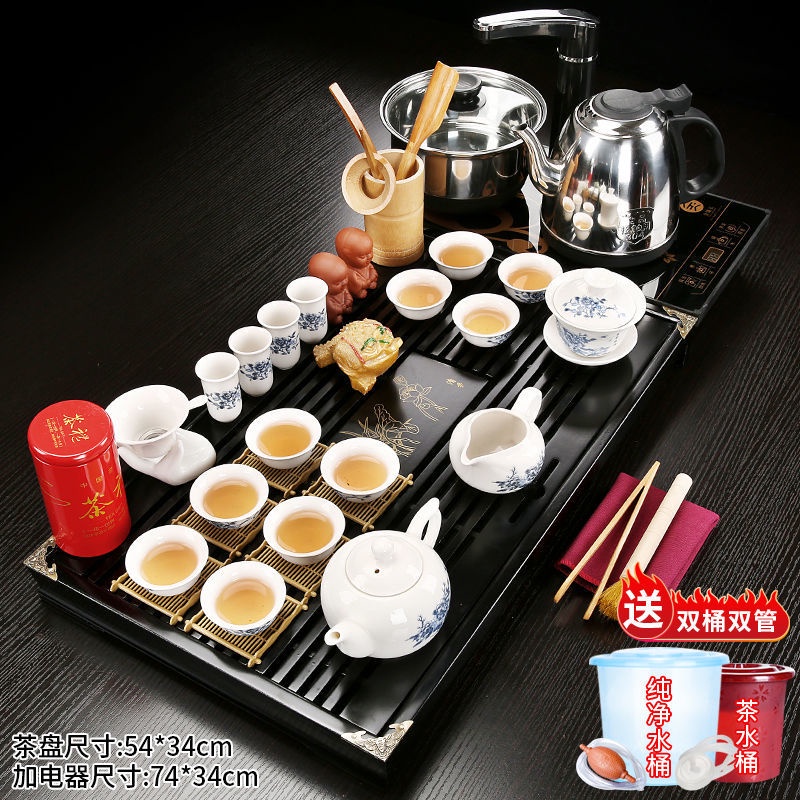 Kung Fu Tea Set Household Complete Set Automatic Tea Tray Integrated ...