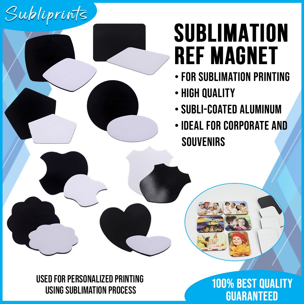 Ref Magnet Aluminum for Sublimation|Customize Fridge Magnetic Buckle ...