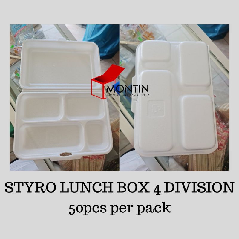 50pcs Styro 4 Division | Shopee Philippines