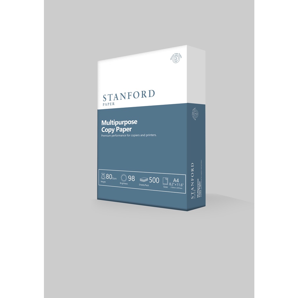 Stanford Multipurpose Bond Paper A4 8.2"x11.6"(210mmx297mm) | Shopee ...