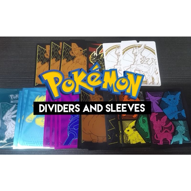 Dividers and Sleeves - Pokemon Trading Card | Shopee Philippines
