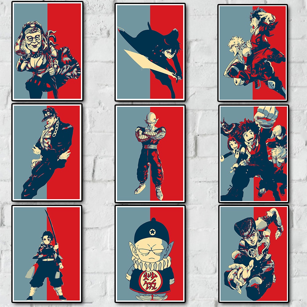 Anime/Game Character Hope Poster Retro Kraft Paper Decorative Poster ...