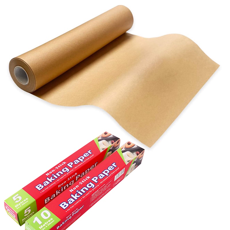 Parchment Paper Non-Stick Baking Parchment Roll Unbleached Baking Pan ...