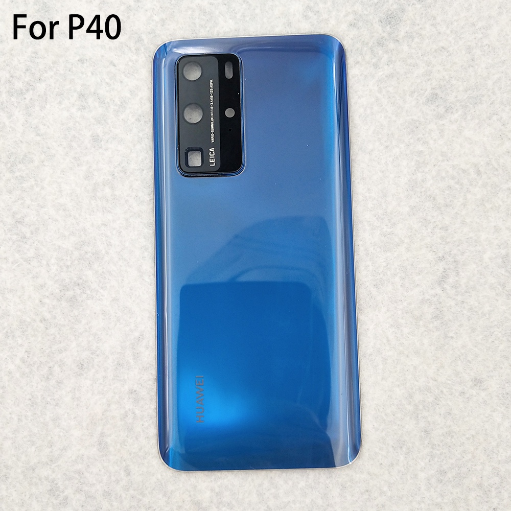 Huawei P40 Pro Battery Cover Back Glass Panel Rear Housing Case For P40pro P 40 Back Battery ...