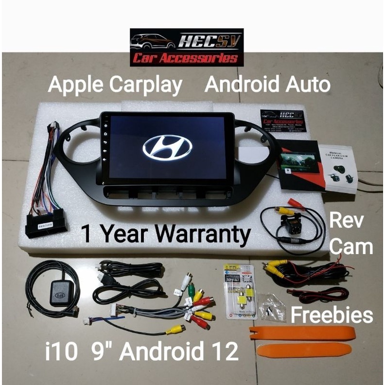 9" Android 12 Auto Apple Carplay Hyundai Head Unit Starex Tucson ...
