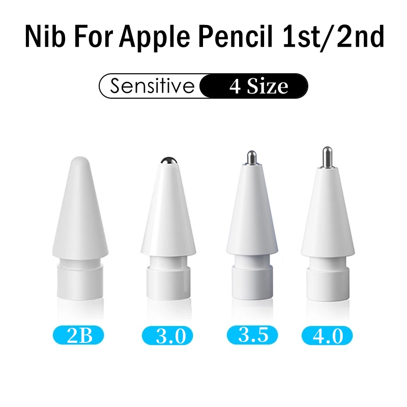 Replacement Pencil Tips For Apple Pencil 1st/2nd Generation Spare Nib ...