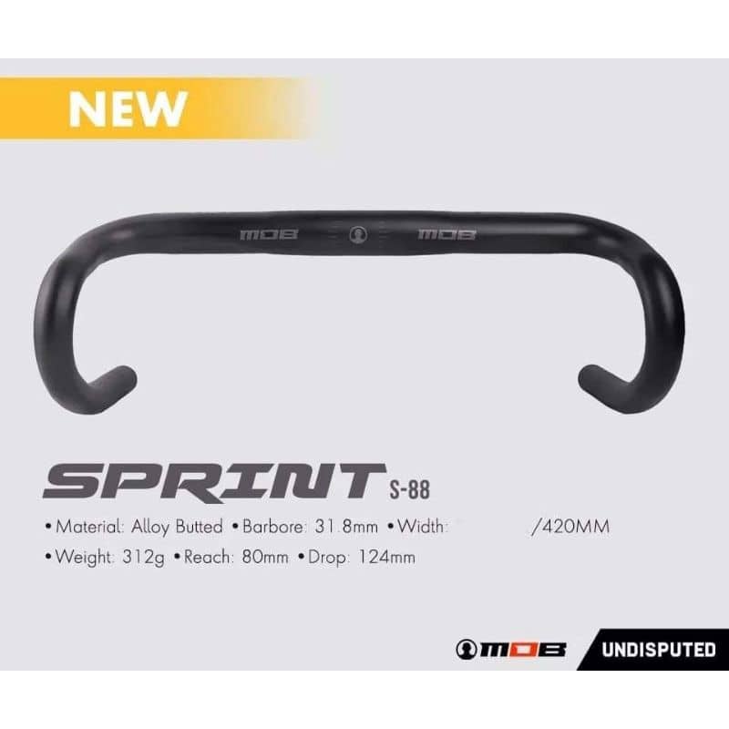 The ALL NEW Mob Sprint-S88 Racing Dropbar Roadbike Drop bar Handlebar ...