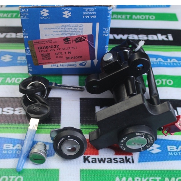 IGNITION SWITCH LOCK AND KEY SET Kawasaki CT100 Genuine DU181032 ...