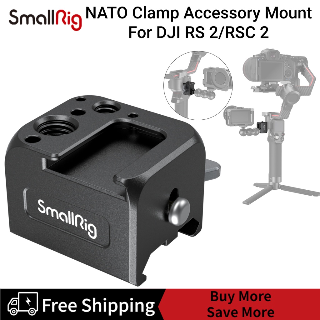 SmallRig NATO Clamp Accessory Mount Designed for DJI RS 2/RSC 2 3025 ...