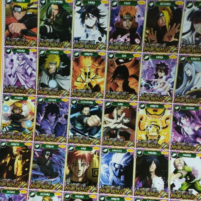 Naruto Motif Poster Picture contains 30 sheets/kg | Shopee Philippines