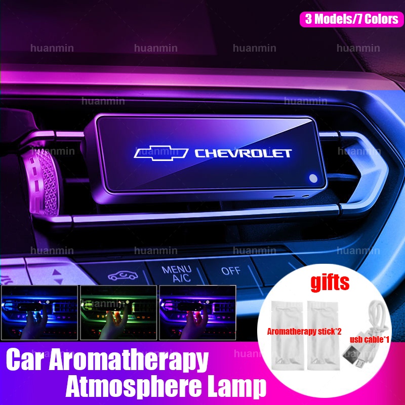 Car Air Vent Freshener LED Ambient Light With Fragrance For Chevrolet ...