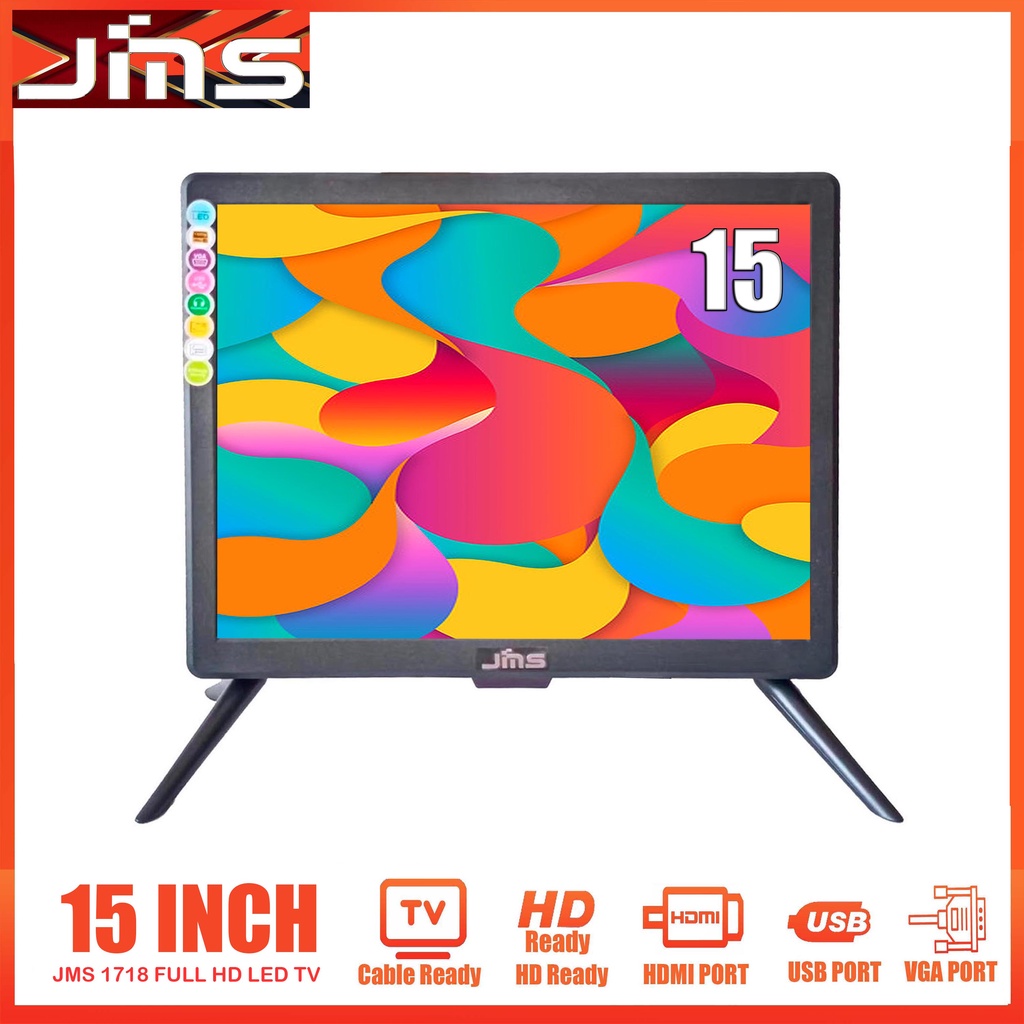 JMS 15 Inch Screen Full HD LED TV LED-1718 | Shopee Philippines