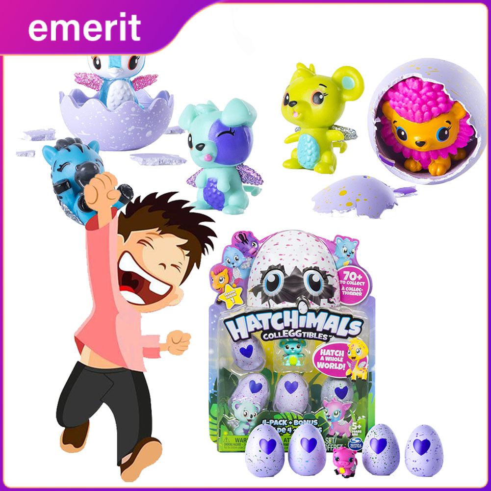 Hatchimals Hatching Egg Interactive Educational Toy Shimmering Draggle ...