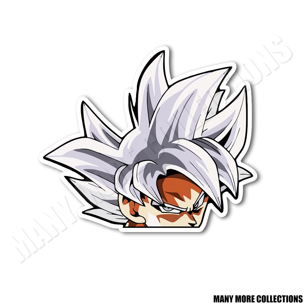 Dragon Ball Anime Peeking Sticker | Shopee Philippines