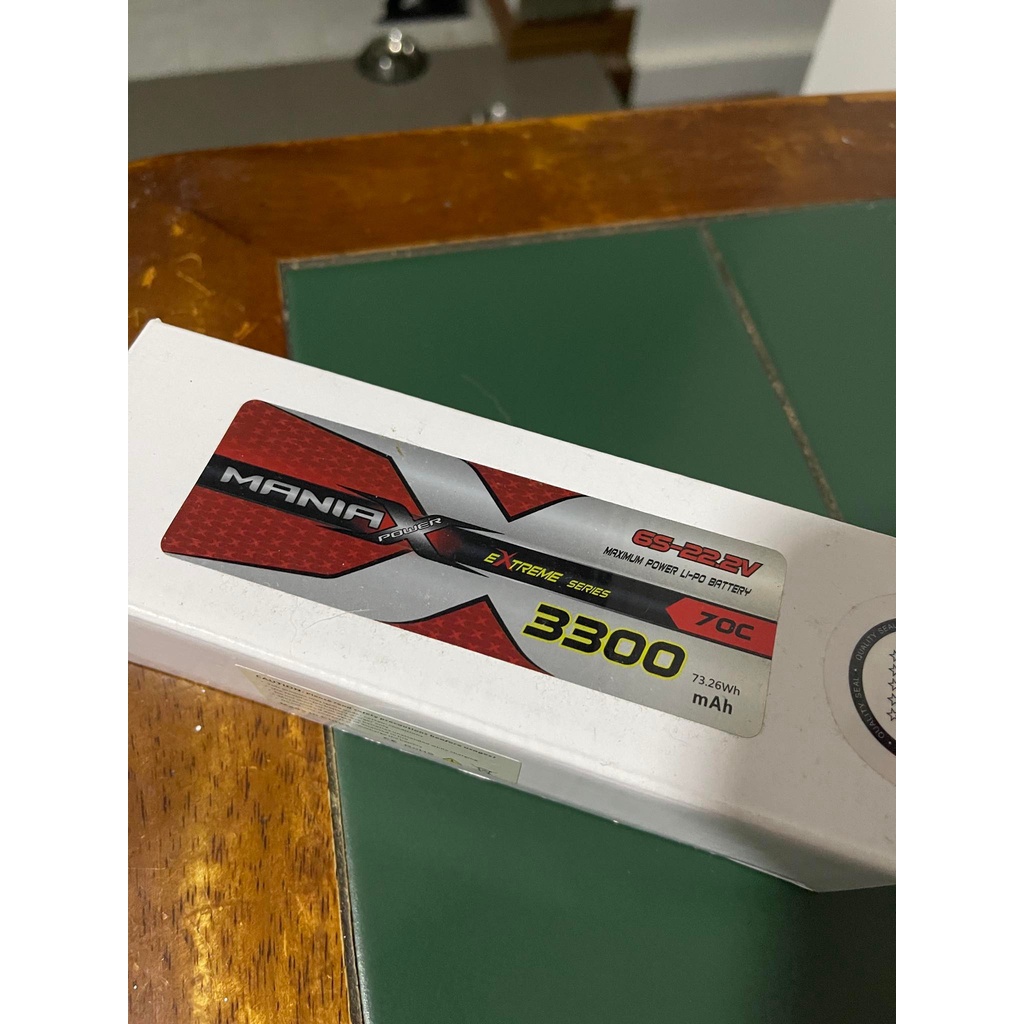 ManiaX 6s-3300mAh-70C Lipo Battery | Shopee Philippines
