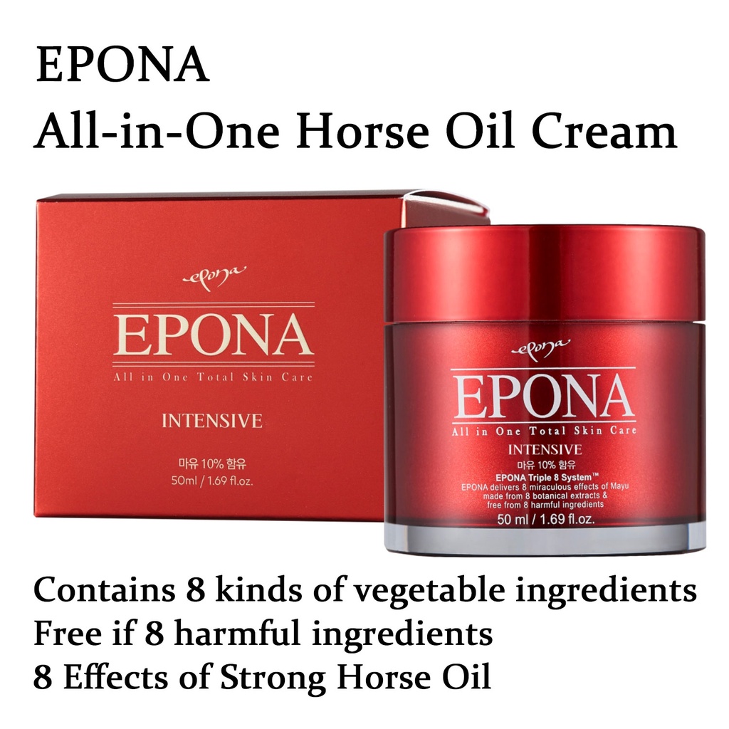 EPONA® facial night cream moisturizing intensive 8 Effects All in One ...